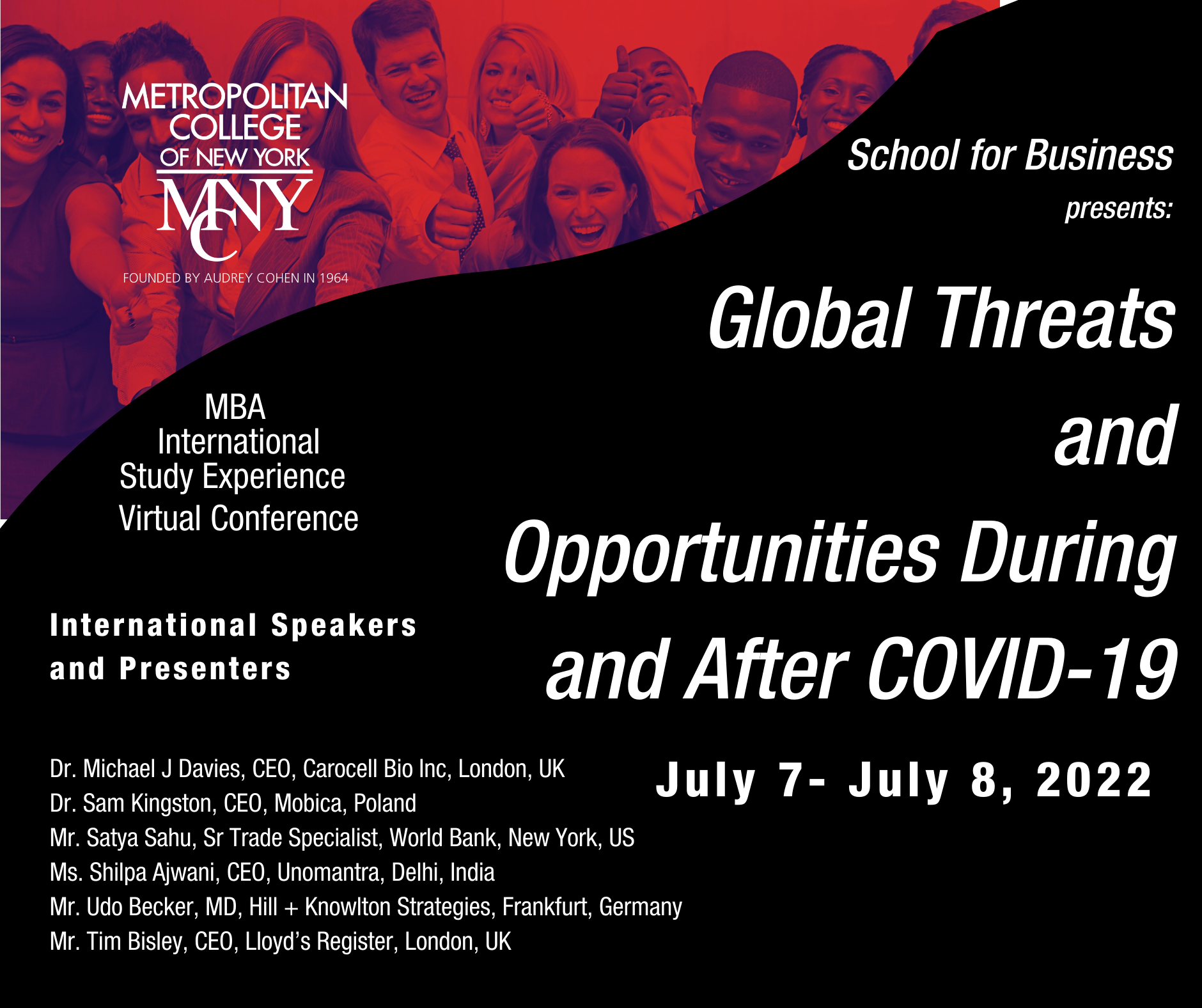 MCNY School for Business MBA Conference - MCNY