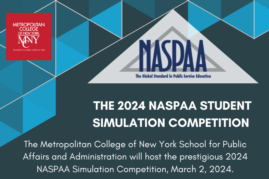 MCNY to Host NASPAA Competition “Host Nations: A Refugee Simulation ...