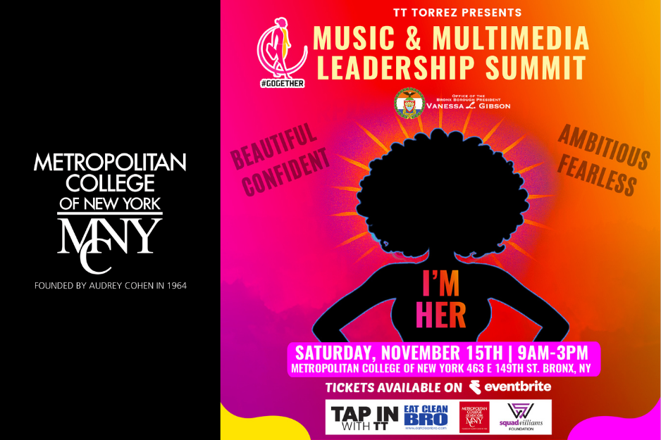 MCNY WELCOMES TT TORREZ, BBA'21 AND THE RETURN OF THE "#GOGETHER MUSIC ...